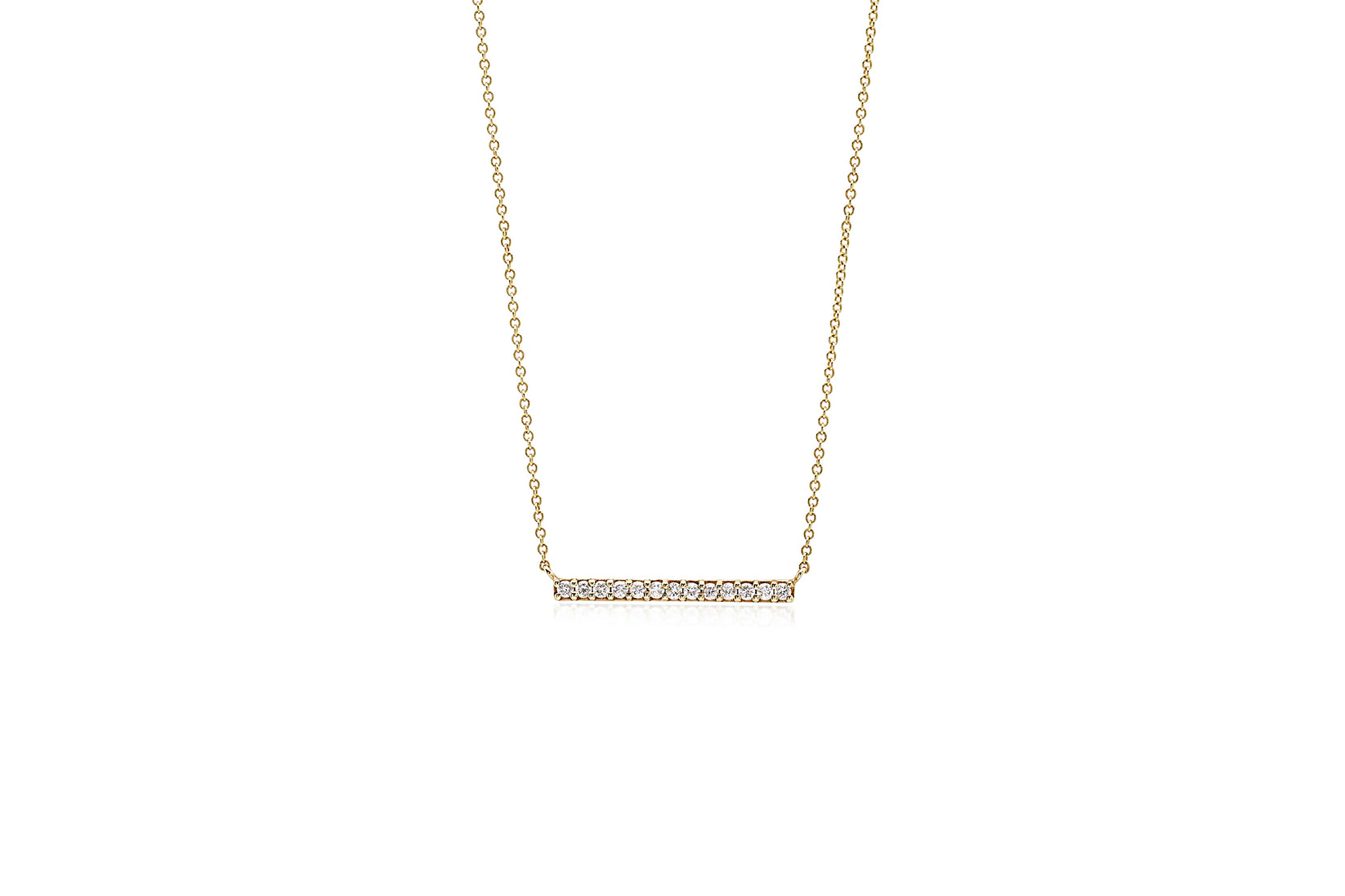 Diamond Bar Necklace