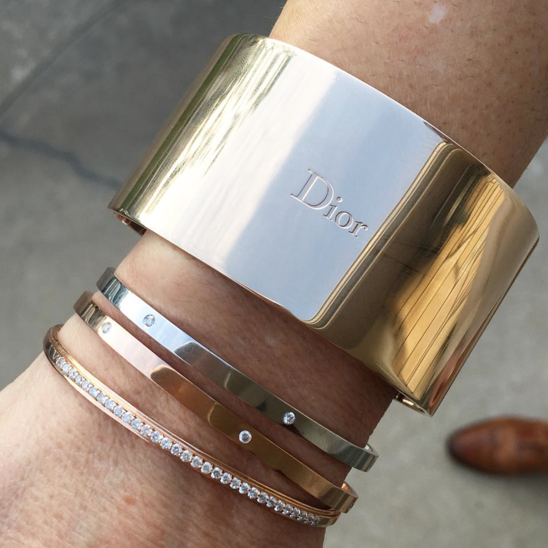 3 Diamond Cuff Bracelet